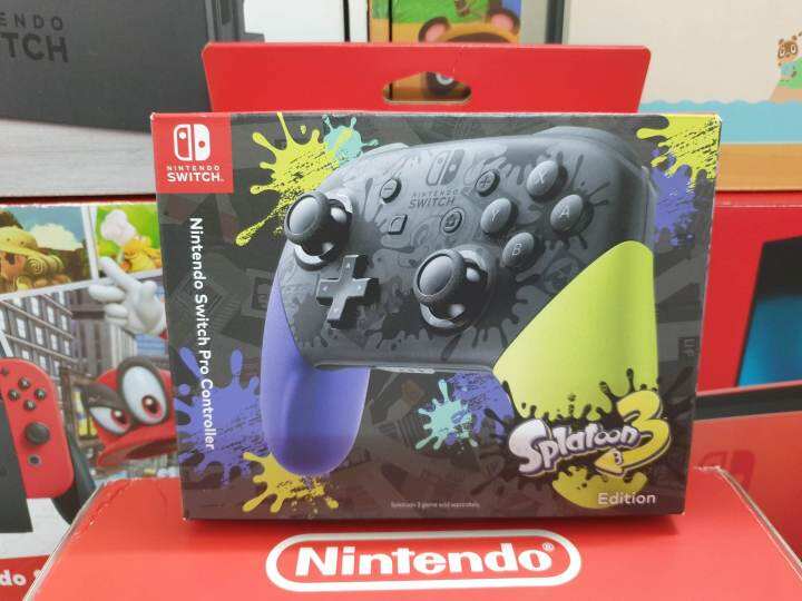 [ORIGINAL] Nintendo Switch Pro Controller Splatoon 3 Edition | Lazada