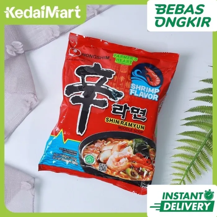 Shrimp Shin Ramyun Nong Shim 120 Gram Nongshim Shin Ramen Lazada Indonesia