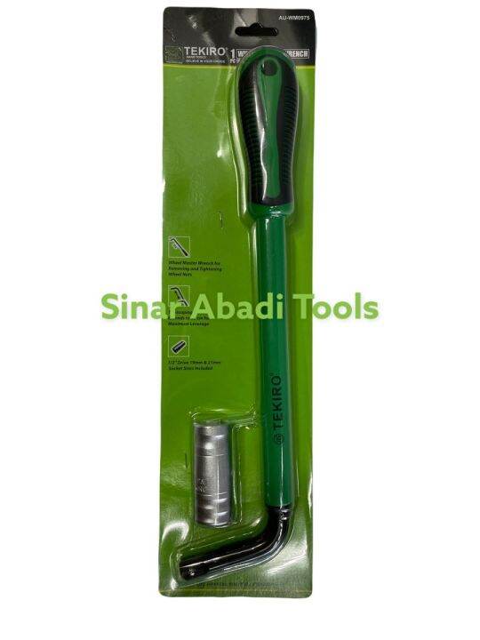 Tekiro Kunci Roda Mobil Tarik Wheel Master Wrench 19 X 21 Mm | Lazada ...
