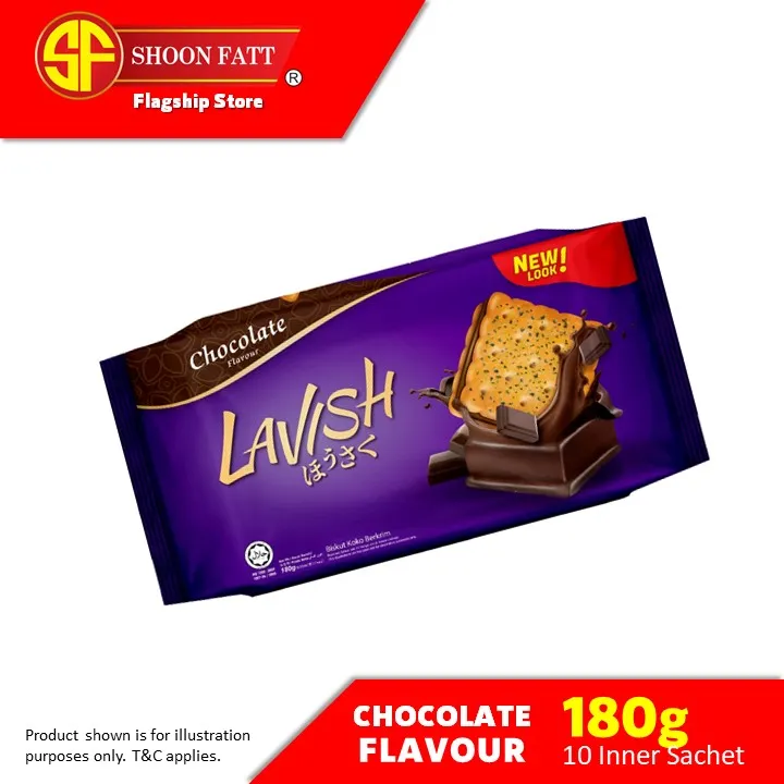 Shoon Fatt - Lavish Chocolate Sandwich Biscuits 180g | Lazada