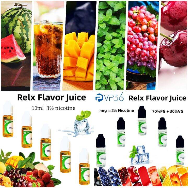 (Ready Stock) VAPE RELX JUICE 10ml 3/0%Nic Salt Vape Flavor For Shift ...