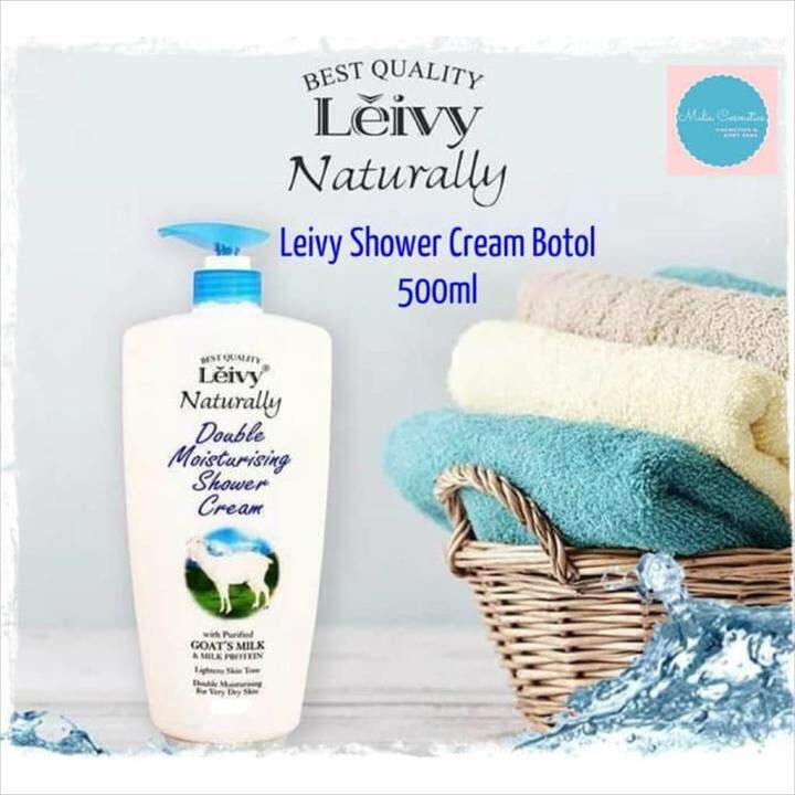 LEIVY NATURALLY DOUBLE MOISTURISING SHOWER CREAM 500ml | Lazada Indonesia