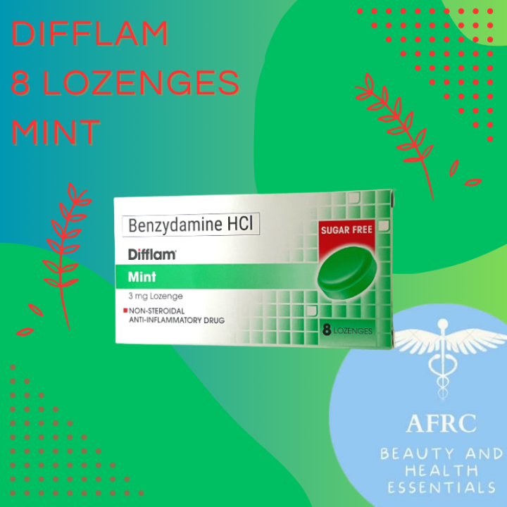 AFRC Difflam Mint 8 Lozenges | Lazada PH