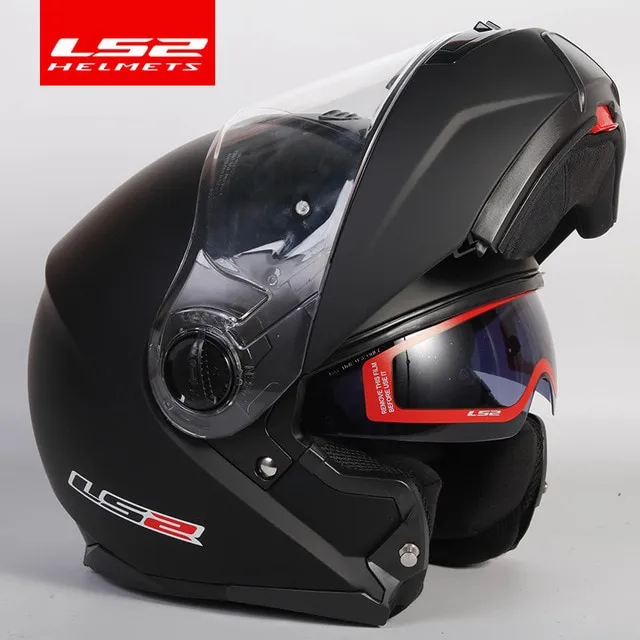 Original LS2 STROBE Flip Up Motorcycle Helmet Ls2 FF325 Modular Dual ...
