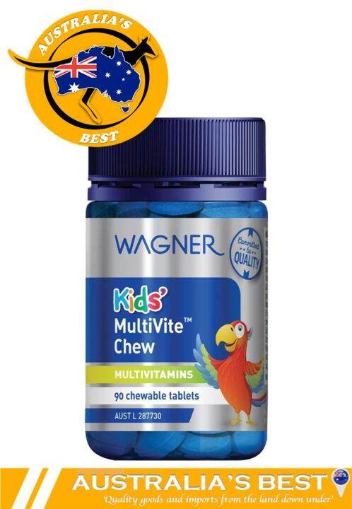 Wagner Kids Multivite Chew Multivitamins 90 Tablets (Expiry Date: 9/12 ...