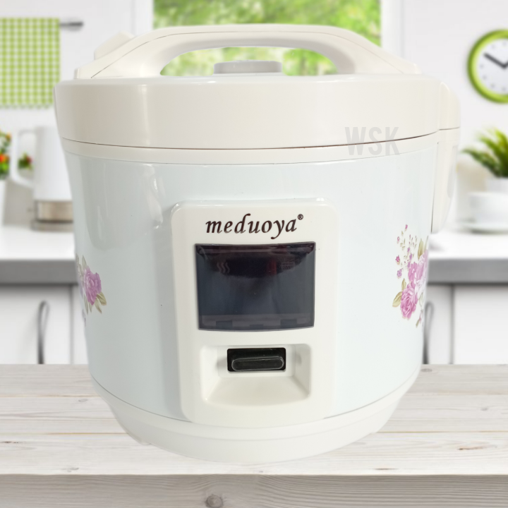 Meduoya Jar Type Rice Cooker (1.5Liters) with Steamer and Digital ...