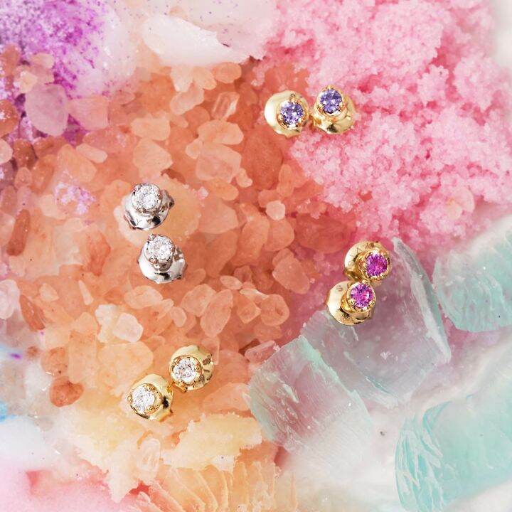 YVIS Glitter Gem Stud | Lazada.co.th