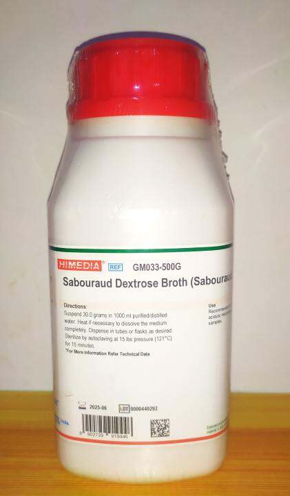 HIMEDIA Sabouraud Dextrose Broth 500g for Microbiology | Lazada PH