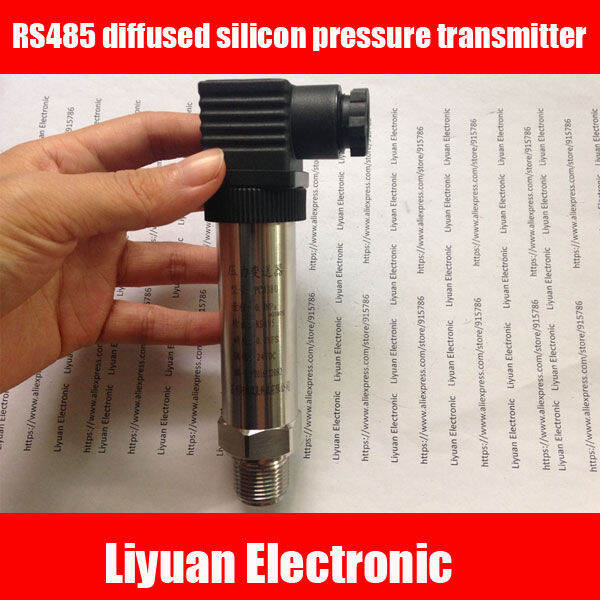 RS485 Pressure Transmitter standard MODBUS RTU pressure sensor stainless steel diffused silicon ...