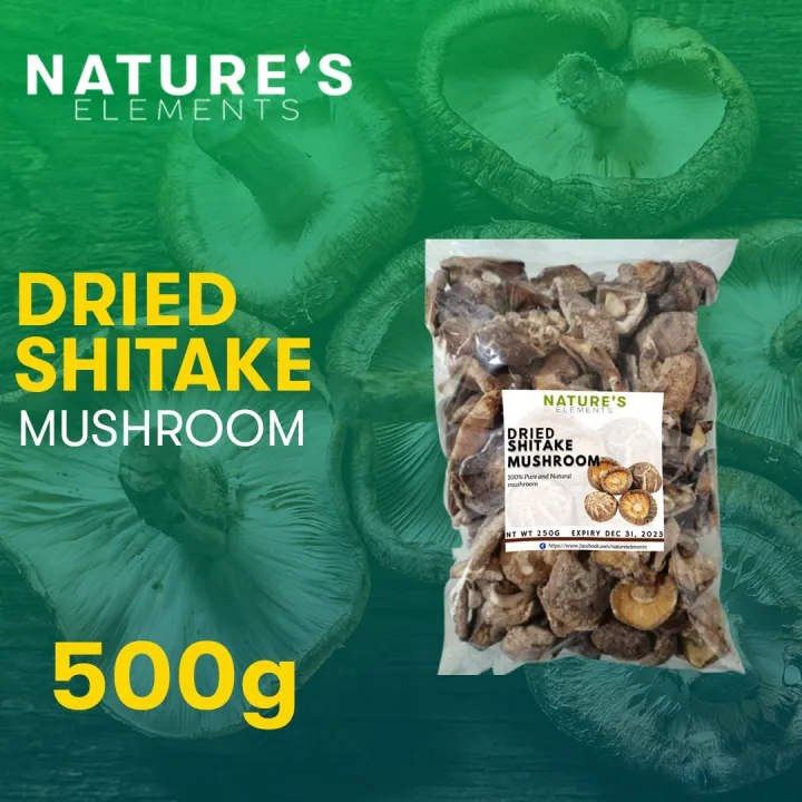 500 grams Shitake Mushroom - Dried Shitake Mushroom Sliced Shitake ...