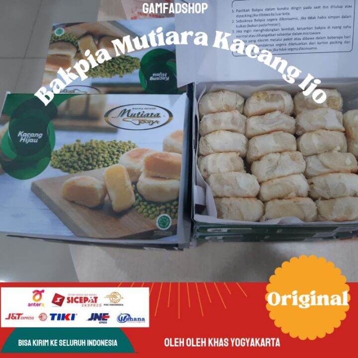 Bakpia Mutiara Jogja Kacang Ijo Isi 20 | Lazada Indonesia