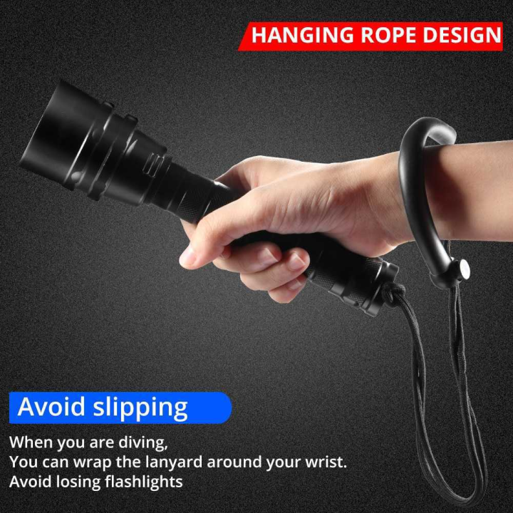 Senter Selam 200 Meter LED Scuba Dive Waterproof T6 | Lazada Indonesia