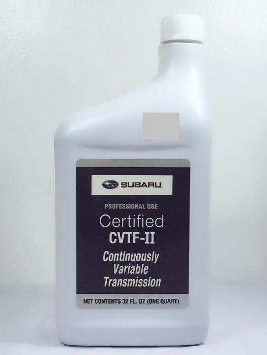 SUBARU CVTF-II CONTINUIUSLY VARIABLE TRANSMISSION FLUID / AUTO GEAR OIL ...