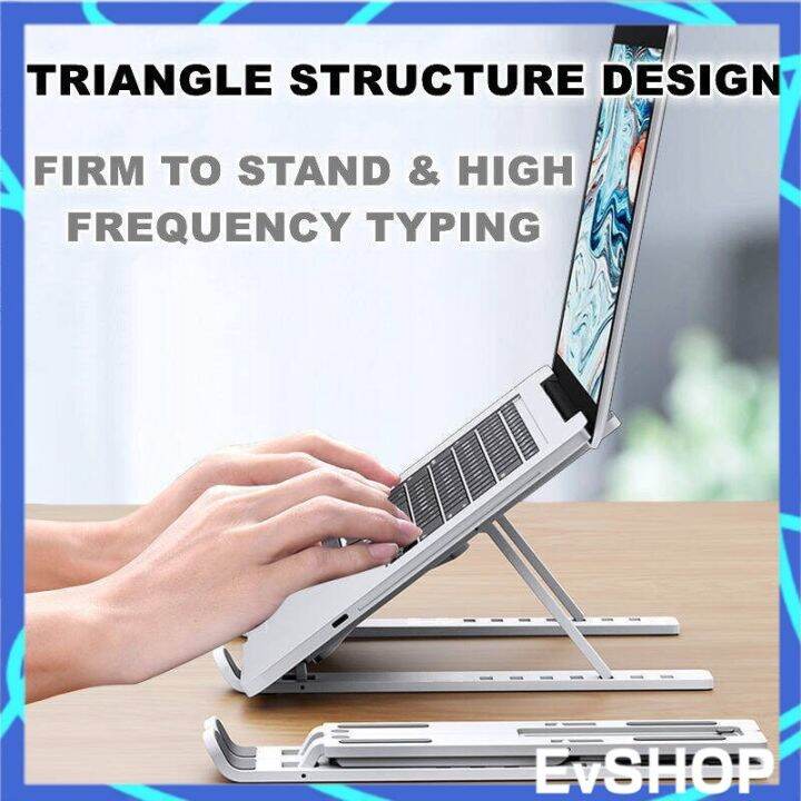 Portable Laptop Stand Adjustable Foldable Laptop Base Notebook Holder ...