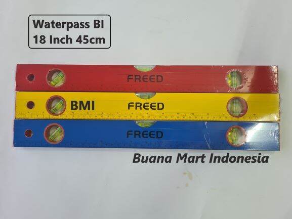 Waterpass Alumunium Freed 18 Inch | Waterpas 18" | Pengukur Dimensi ...