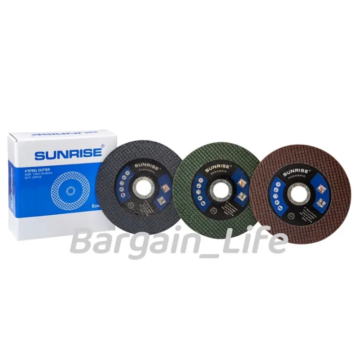 Sunrise Economic cutting disc 4” 25pcs/box NEW/25pcs | Lazada PH