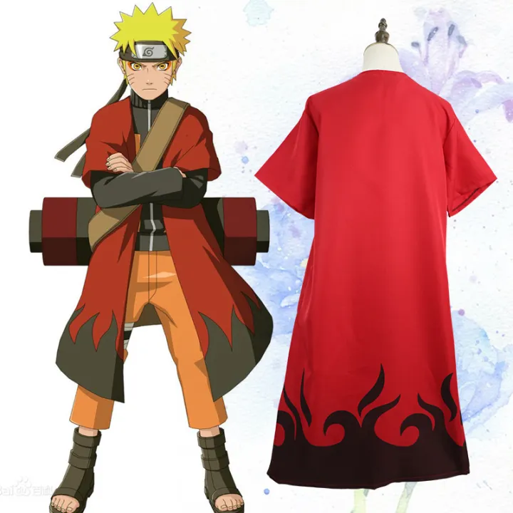 Namikaze Minato Naruto Costume Cloak 6Th Hokage Cloak Robe Cap Coat ...