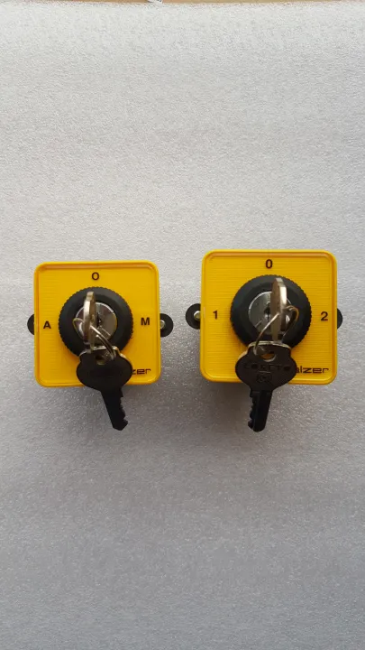 SALZER 1-0-2/A-O-M Selector Switch mounting style / Key Lockable Type ...
