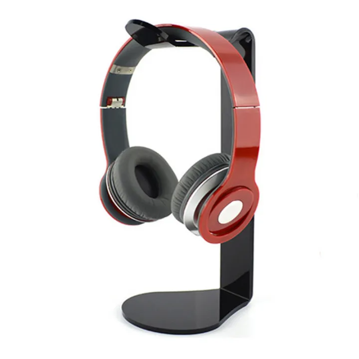 Acrylic Headphone Display Stand Holder Rack Earphone Headset Hanger ...