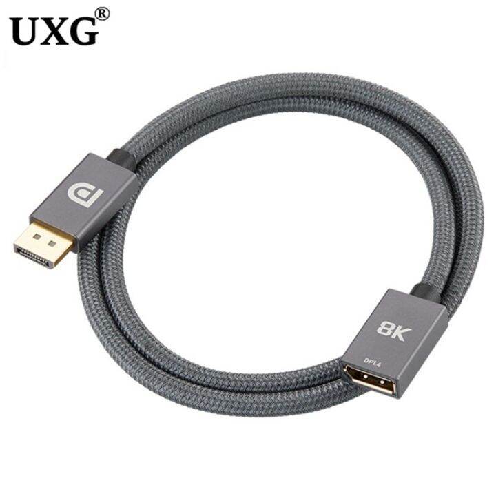 144Hz 165Hz DisplayPort Cable DP Male 1.4 To DP Extension Cord Female ...