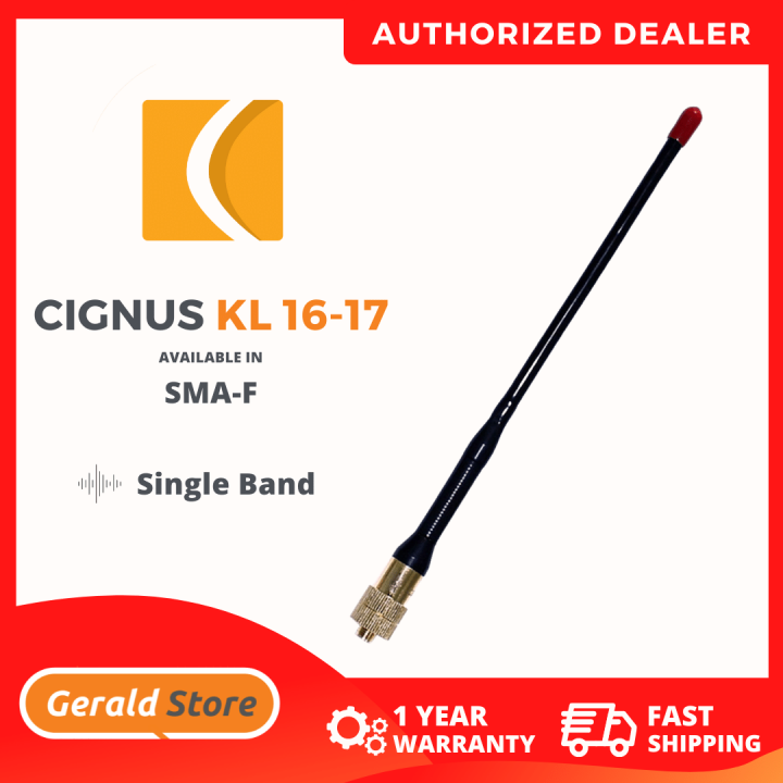 Cignus KL16-17 (VHF) Portable Antenna SMA-Female -GeraldStorePH | Lazada PH