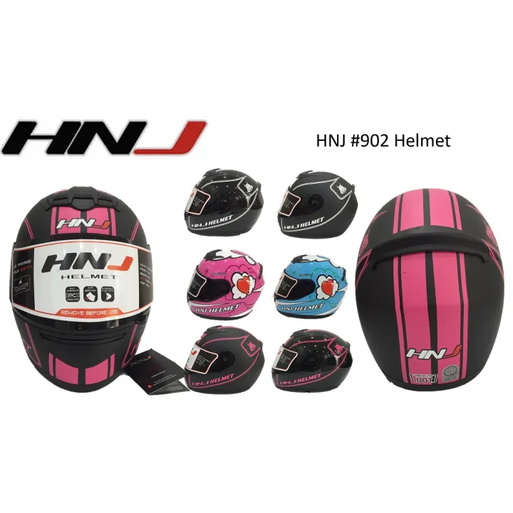 HNJ #902 FULLFACE HELMET STRIPES | Lazada PH