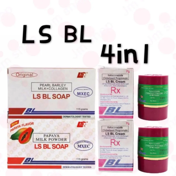 (4in1) LS BL Soap 2pcs + LS BL Cream 7g 2pcs | Lazada PH