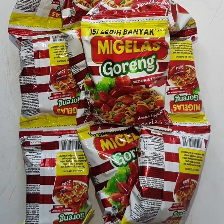 MI GELAS Mie Instan Mini MIE GORENG 28g sachet Asli Indonesia | Lazada