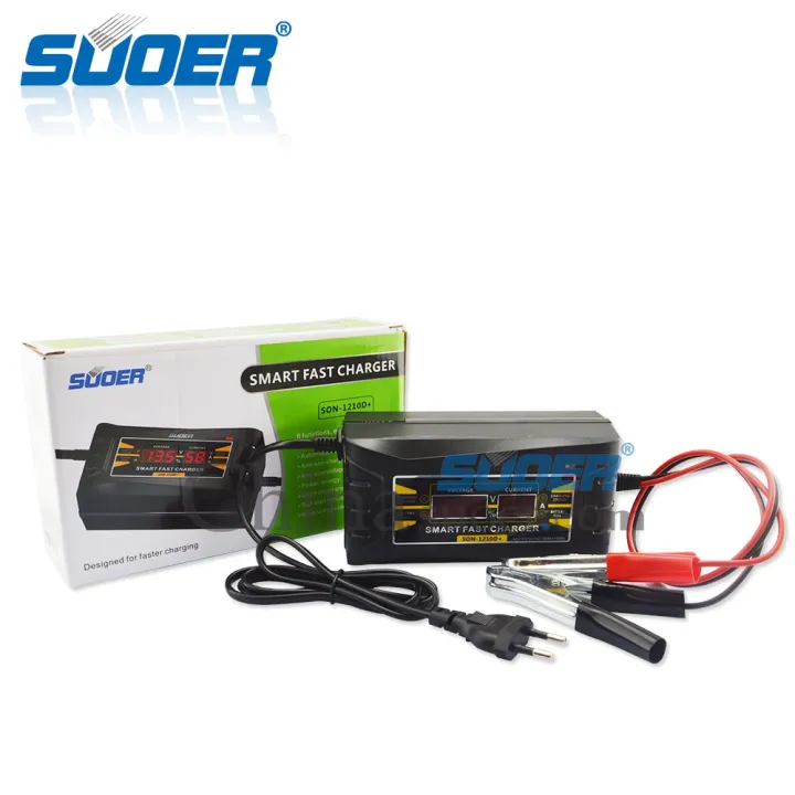 ลดราคา Suoer digital display smart intelligent 12V 10Ah car battery ...