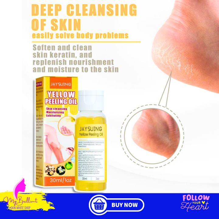 ORIGINAL Yellow Peeling Oil Retinol Peptides Natural Exfoliation ...
