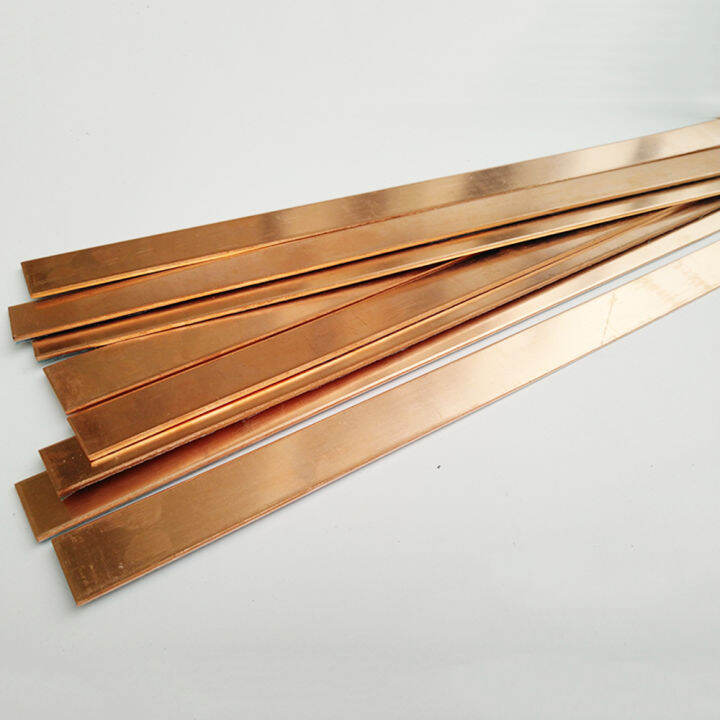 Long Copper Bar Copper Stick Strip 2.0x15x333mm Grounding Busbar Copper ...