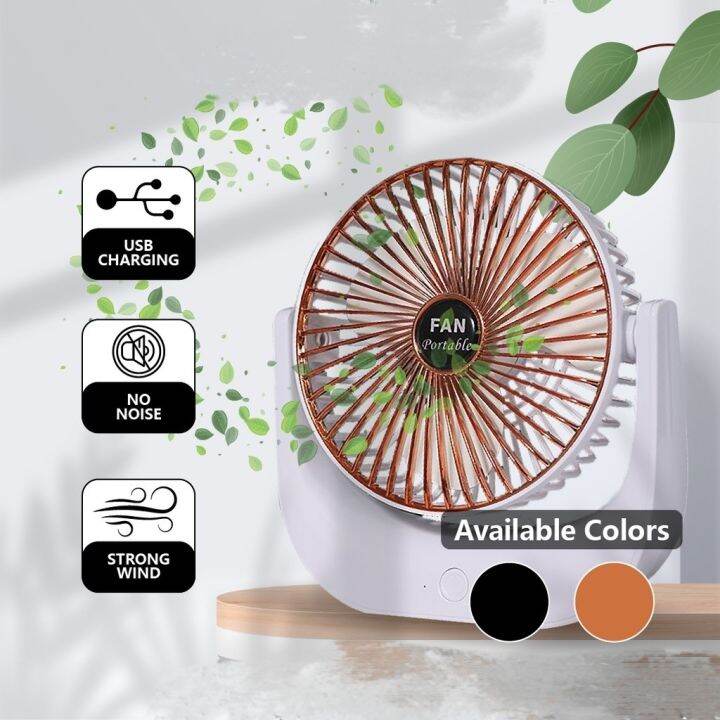 Mini USB Desk Fan Better Cooling Perfect,Strong Airflow Whisper Quiet ...