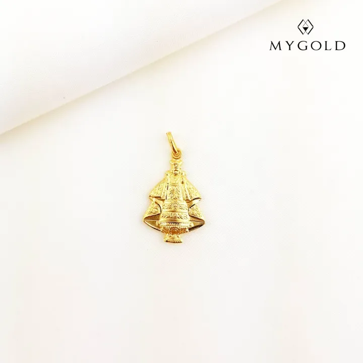 Pawnable and Authentic 18K Chinese Gold Sto. Niño Body Pendant by ...