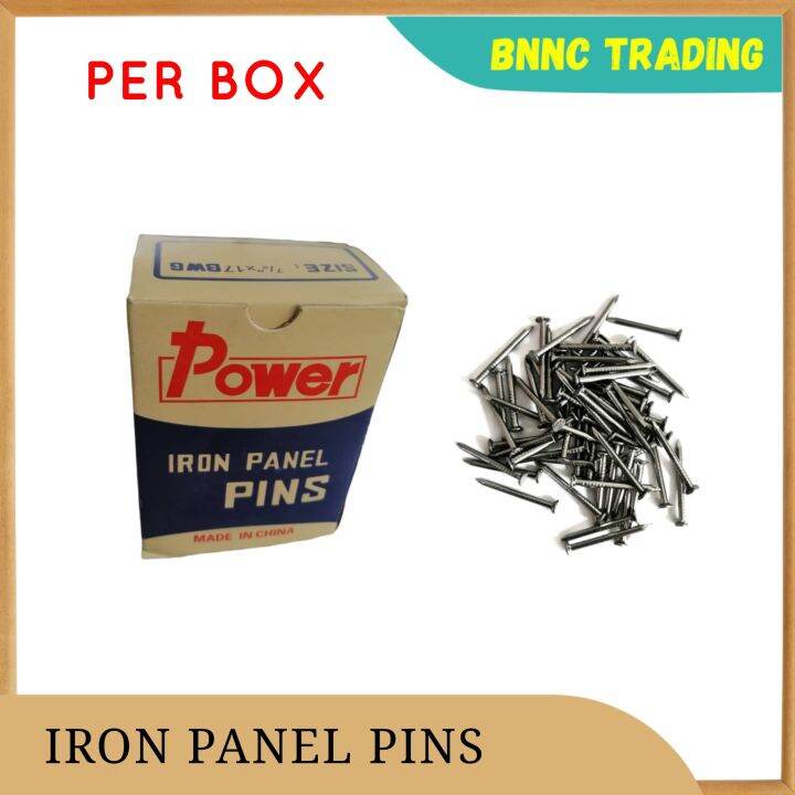POWER IRON PANEL PIN SMOOTH NAILS PAKONG BAKYA 800G PER BOX | Lazada PH