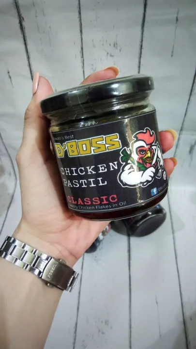 D'Boss Chicken Pastil (REBRANDING PRICE) 1 BOX (24 bottles) 200g/bottle ...