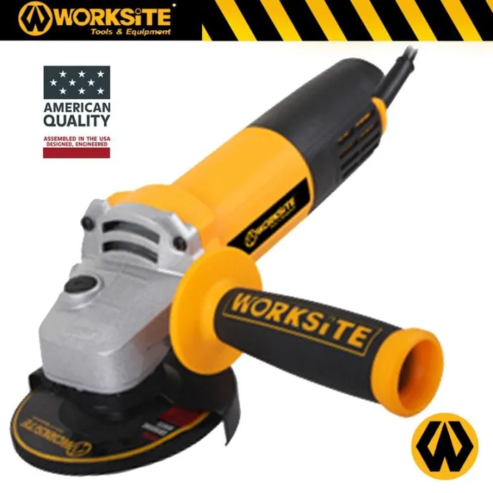 Worksite USA Angle Grinder 4" (650Watts) Die Cast Aluminium | Lazada PH