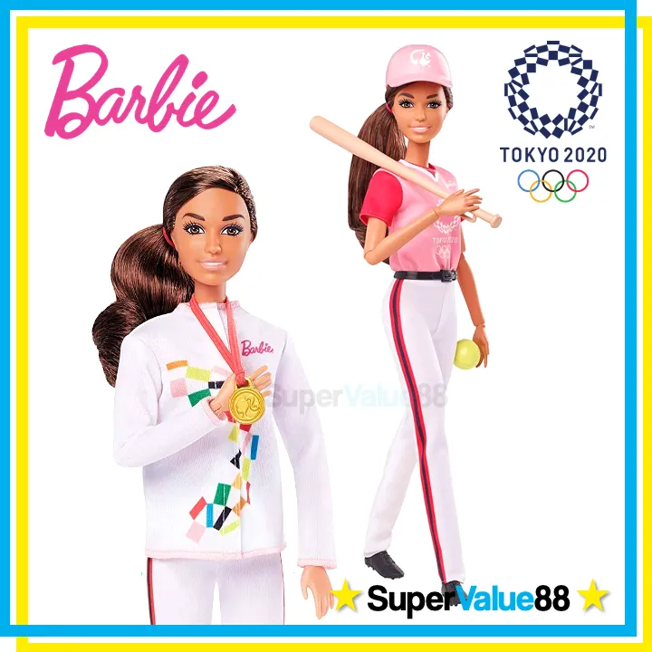 Original Barbie Tokyo 2020 Olympics Softball Player, Limited Edition ...