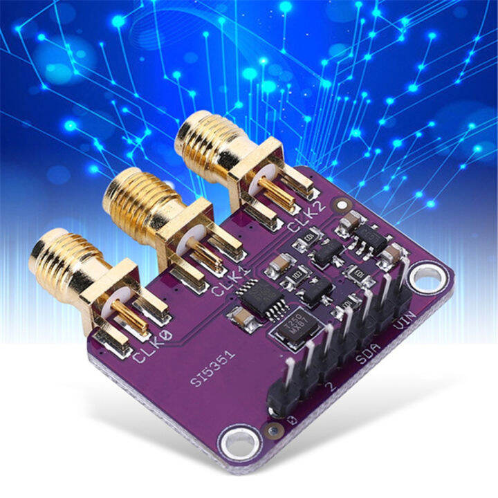 Superstar Wave Frequency Si5351 8khz 160mhz I2c Clock Dc 3v 5v Signal Generator Si5351a Board