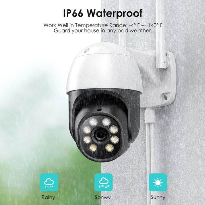 CCTV Camera Head Outdoor V380 HD 1080p CCTV With LED Light CCTV Camera ...