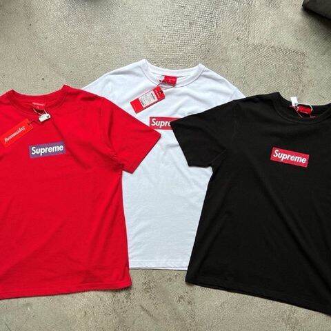 Supreme Text Box Logo T-Shirt | Lazada Indonesia