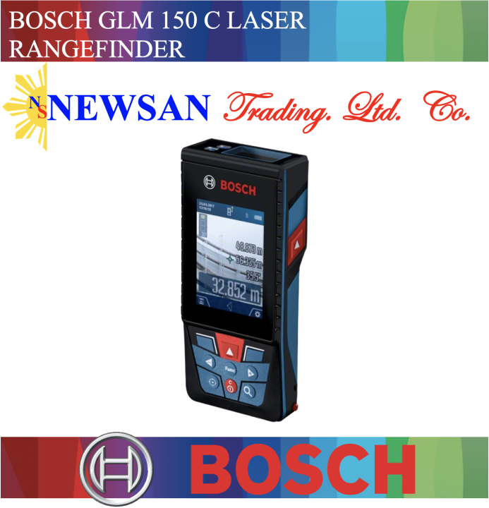 BOSCH GLM 150 C LASER RANGEFINDER | Lazada PH