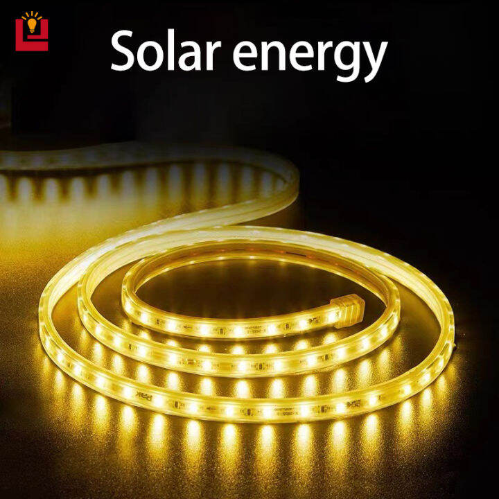YONUO ไฟ Led พลังงานแสงอาทิตย์,แผงพลังงานแสงอาทิตย์ไฟสาย Led 5เมตรไฟทางเดิน ไฟตกแต่งสวนไฟตกแต่ง ...