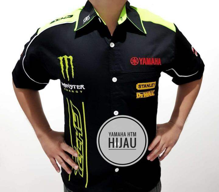 Baju Seragam Otomotif Yamaha, Baju Komunitas Moto GP, Kemeja Bordir F1 ...