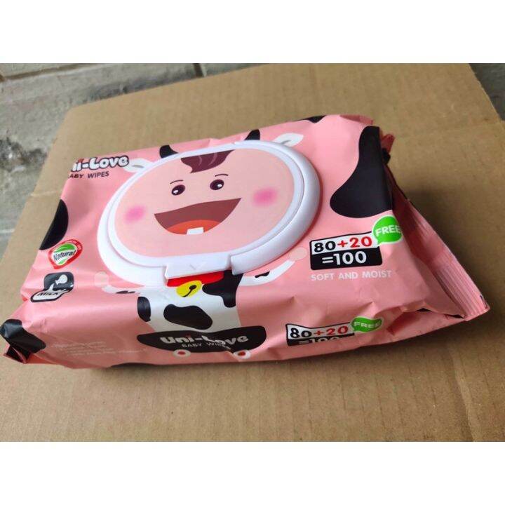 uni love wipes 100pcs per pack | Lazada PH