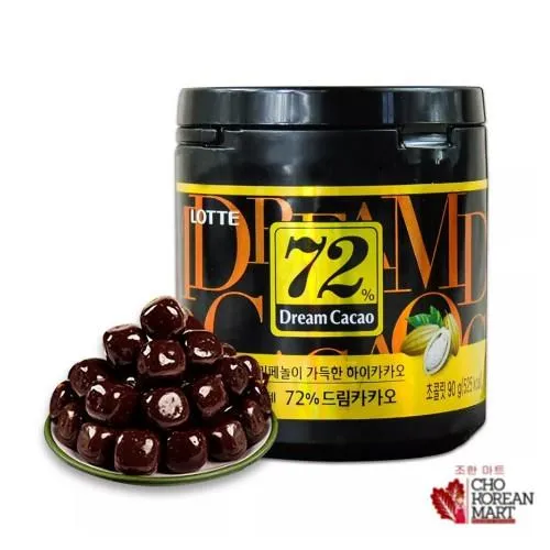 [Korean] Lotte Dream Cacao Black Chocolate 72 86g | Lazada PH