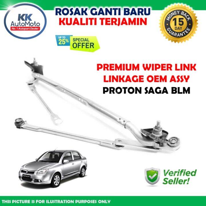Proton Saga BLM 1 Set Premium Wiper Link Linkage OEM Assy | Lazada