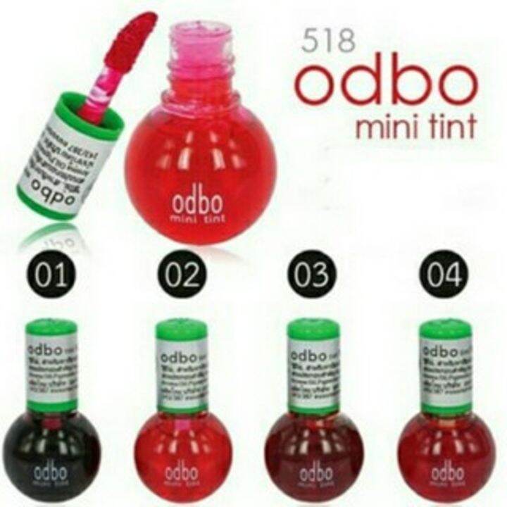 tint obdo ตินท์ลูกระเบิดโอดีบีโอ มี 4สีให้เลือก ติดทนนาน ปากไม่ดำ ทินท์ ...