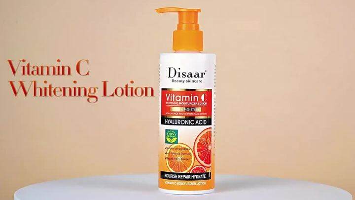 [Buy 2 get 1 free] disaar vitamin C body lotion whitening body lotion moisturizing body cream ...