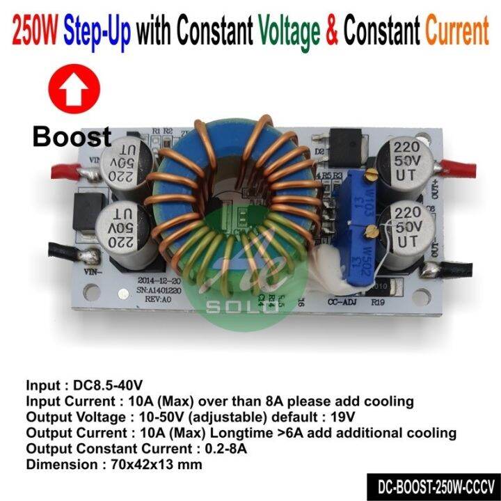 DC STEP UP MODULE BOOST MODULE STEPUP MODULE 250W CC-CV | Lazada Indonesia