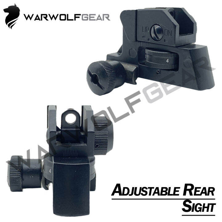 Adjustable Rear Sight WARWOLFGEAR | Lazada PH